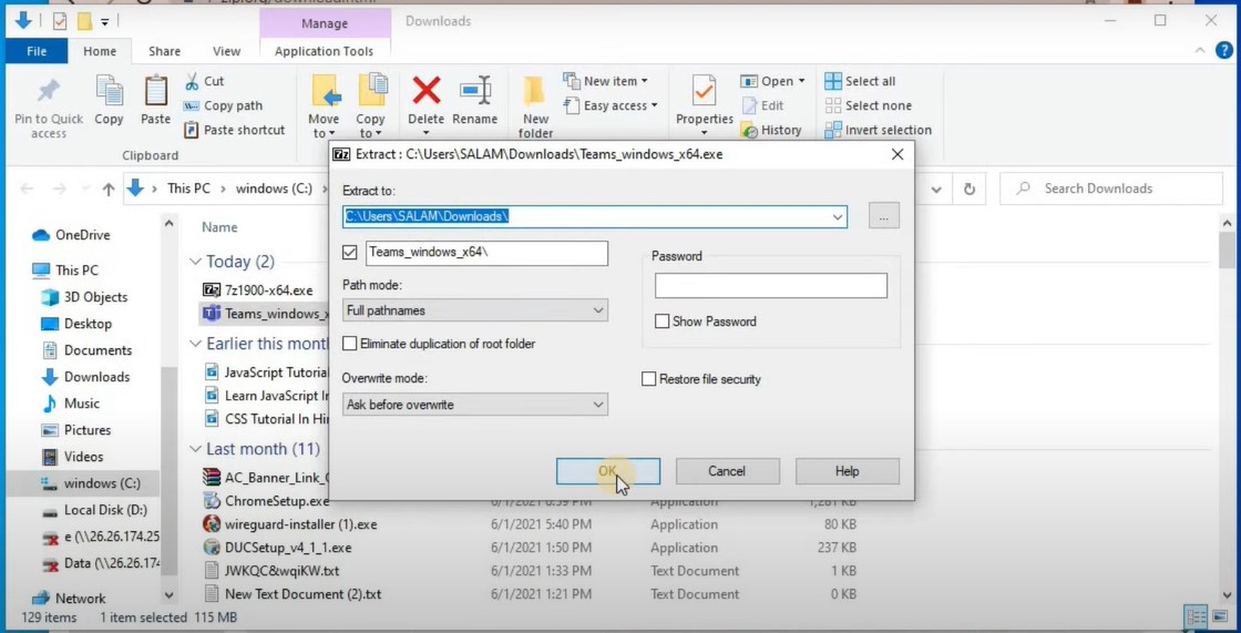 How to fix Microsoft Teams failed to extract installer