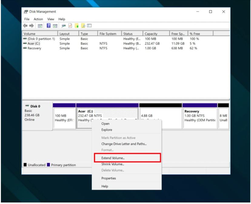 The guide to merge two hard drives into one on Windows 10 is very ...